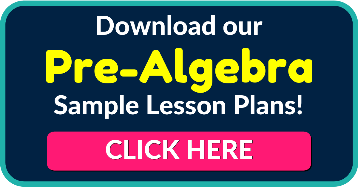 Download our Sample Pre-Algebra Lesson Plans ⋆ PreAlgebraCoach.com
